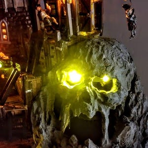 Isle of Doom Lighthouse LED Light Halloween Pirates Ghost Animated ...