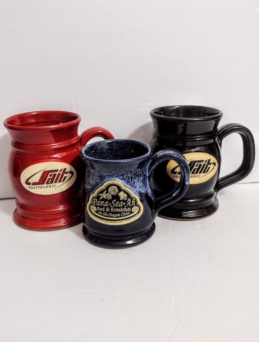 One Mug DENEEN Pottery Hand Thrown Extra Large Polytechnic or Pana-sea ...