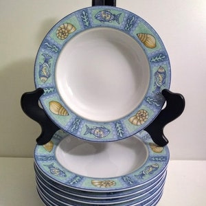 One Plate Studio NOVA Mystic Bay Fish Seashell Ocean Seaworld Marine ...