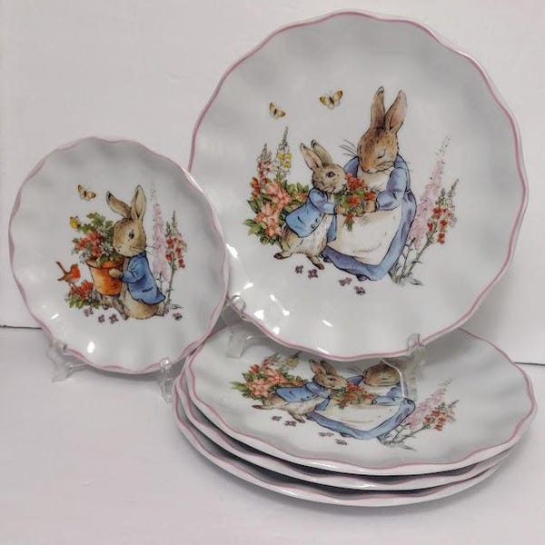 Rabbit Plate - Etsy