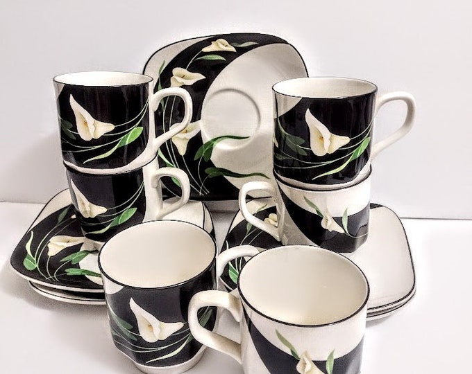 Sango Market Place Quadrille Shape Mugs/coffee Cups Set of 4 - Etsy