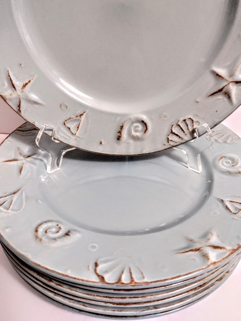 Thompson Pottery Ocean Sea World Marine Life SEASHELLS Starfish Ceramic ...