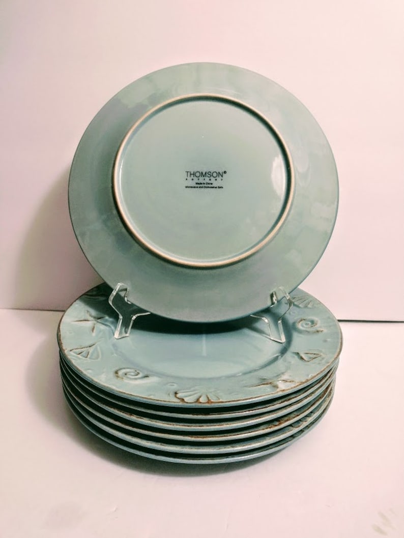 Thompson Pottery Ocean Sea World Marine Life SEASHELLS Starfish Ceramic ...