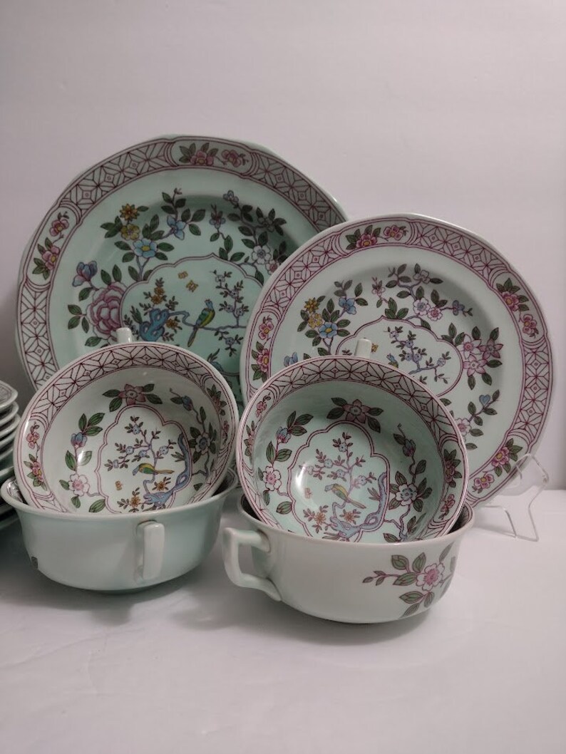 ONE Cup Adams Calyx Ware SINGAPORE BIRD English Ironstone Discontinued ...