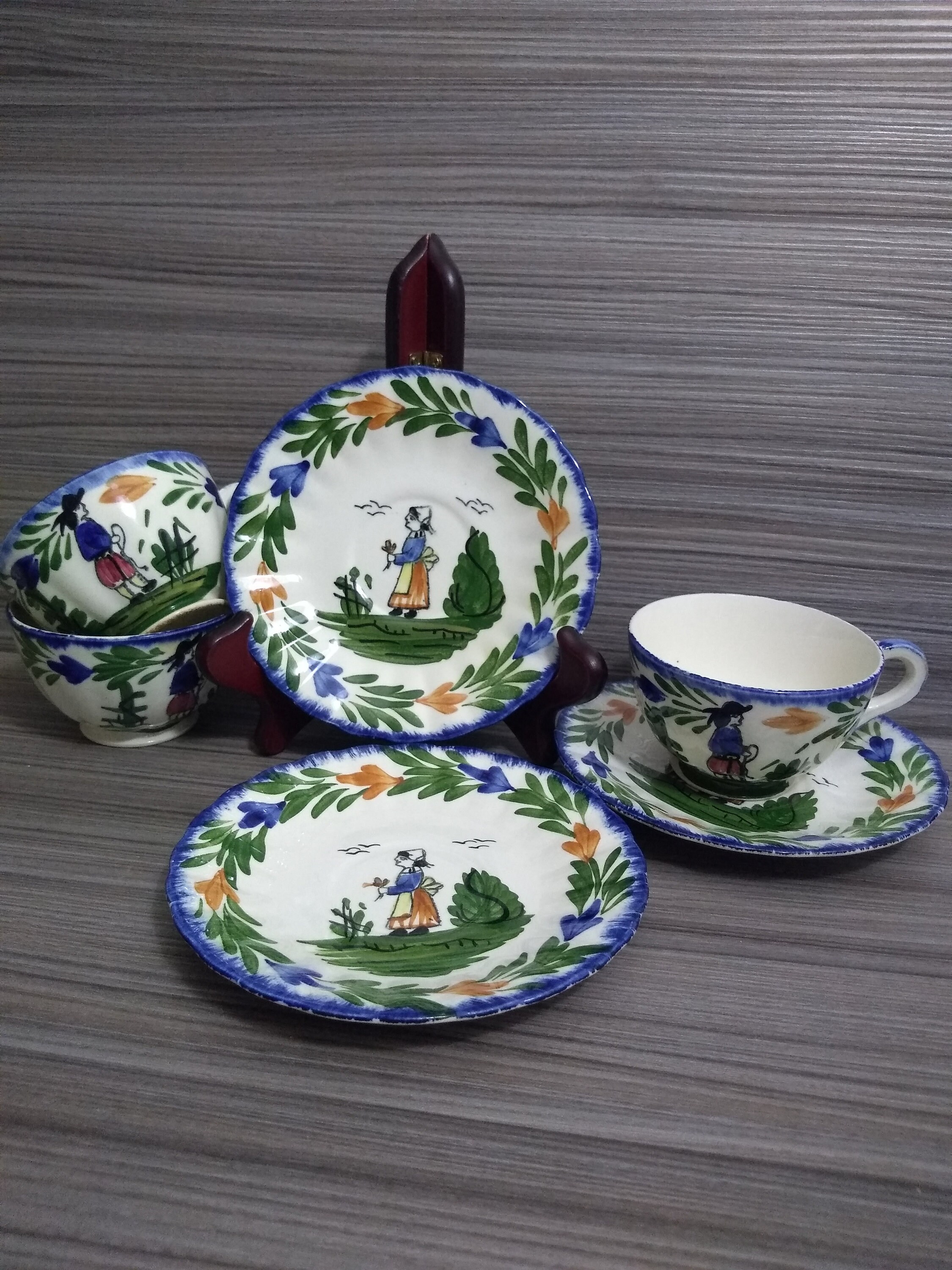 Rare Vintage Blue Ridge Hand Painted Underglaze Southern - Etsy