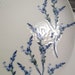 One Plate+napkin Intesa Home Blue Embossed WILDFLOWERS Dinner Plate 10. ...