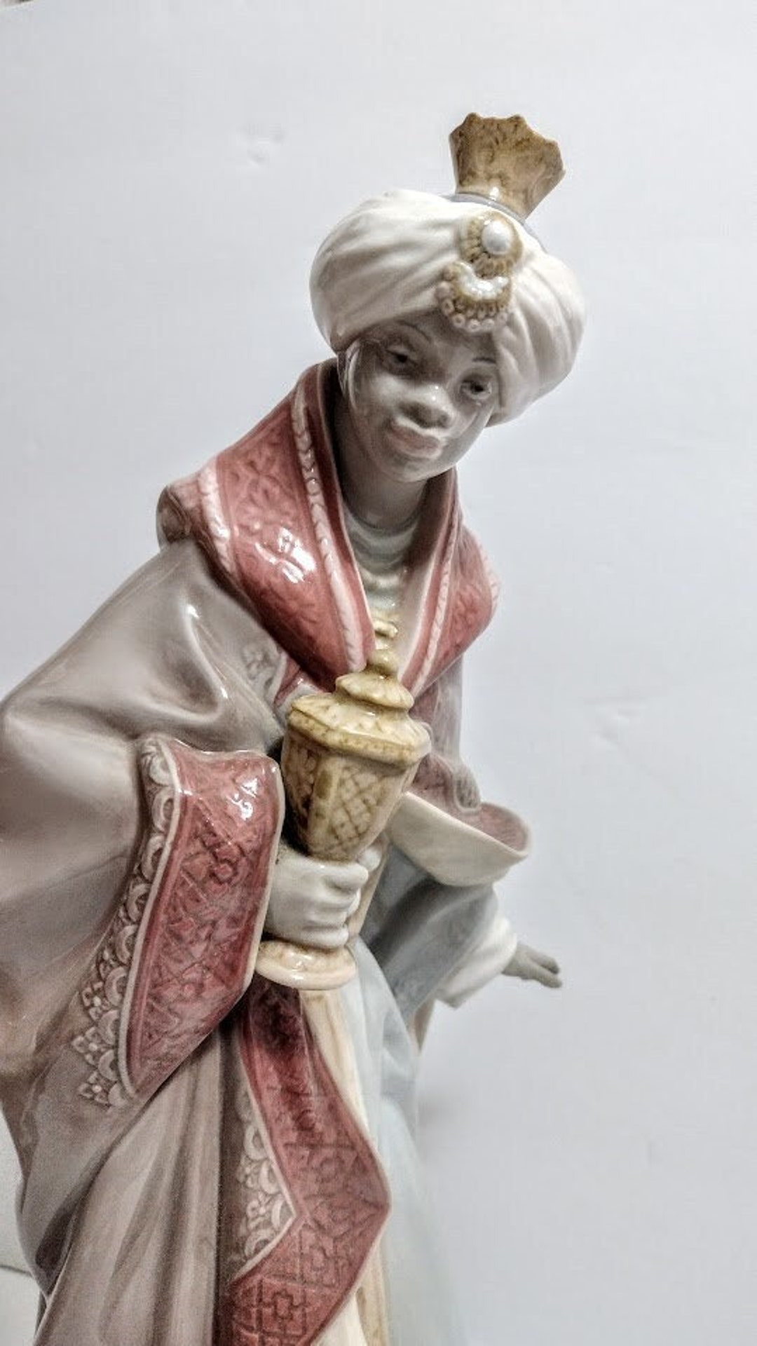 LLADRO Daisa Spain Large Wise Men King BALTHAZAR Figurine Sculpture 14. ...