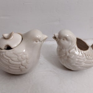 Bird Teapot or Sugar Bowl Creamer Set Your Choice - Etsy