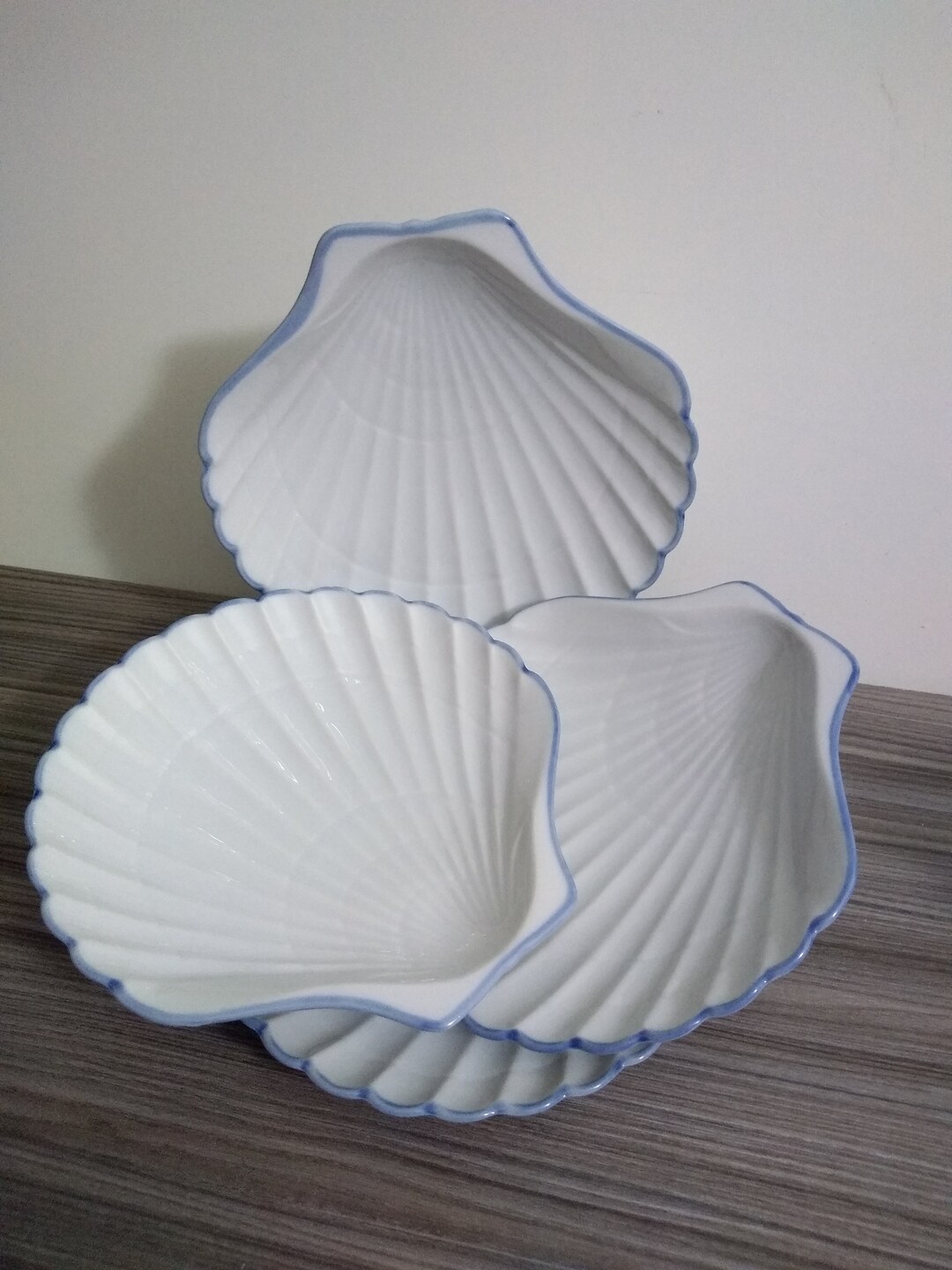 One Plate Vintage Seashell Clam Shaped Plate (A) - Etsy