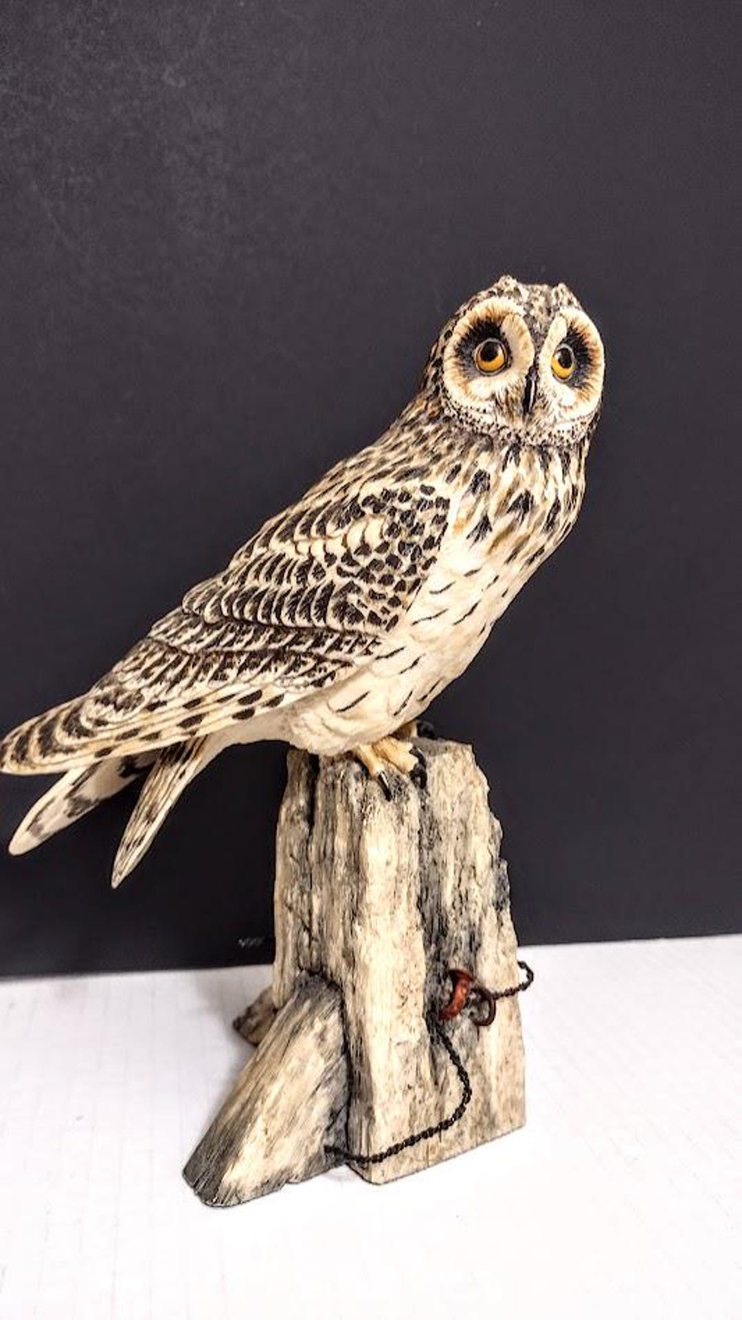 RARE Ray Ayres Signed Scotland Border Fine Arts Owl Perching on a ...