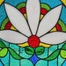 Daisy Stained Glass Window Panel - Etsy