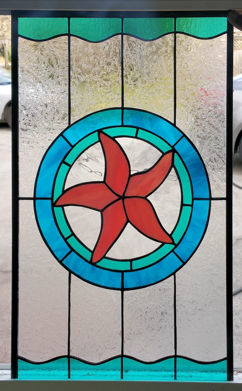 Starfish Stained Glass - Etsy