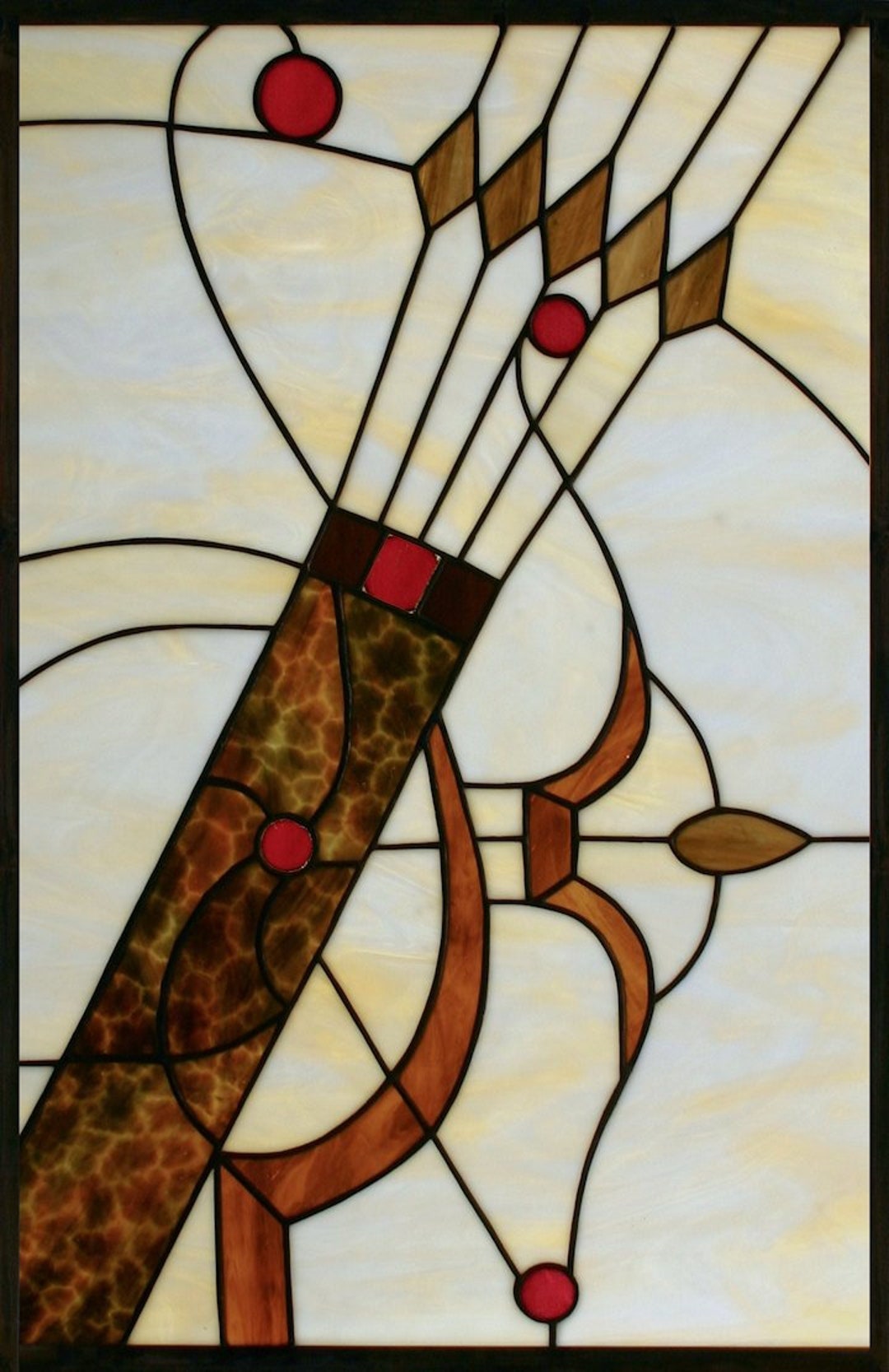 Stained Glass Panel - Archery - Etsy