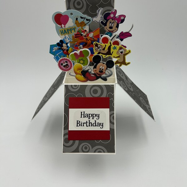 Minnie Mouse Pop up Card - Etsy