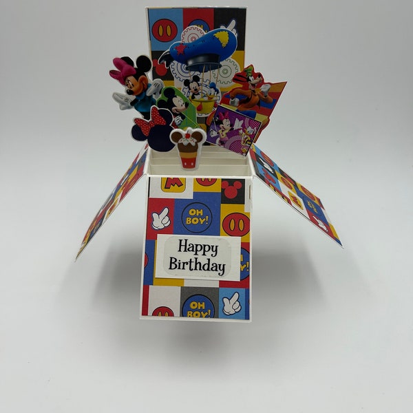 Minnie Mouse Pop up Card - Etsy