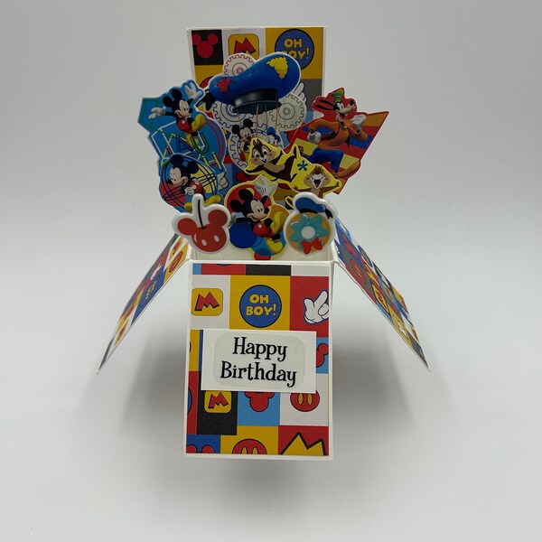 Minnie Mouse Pop up Card - Etsy