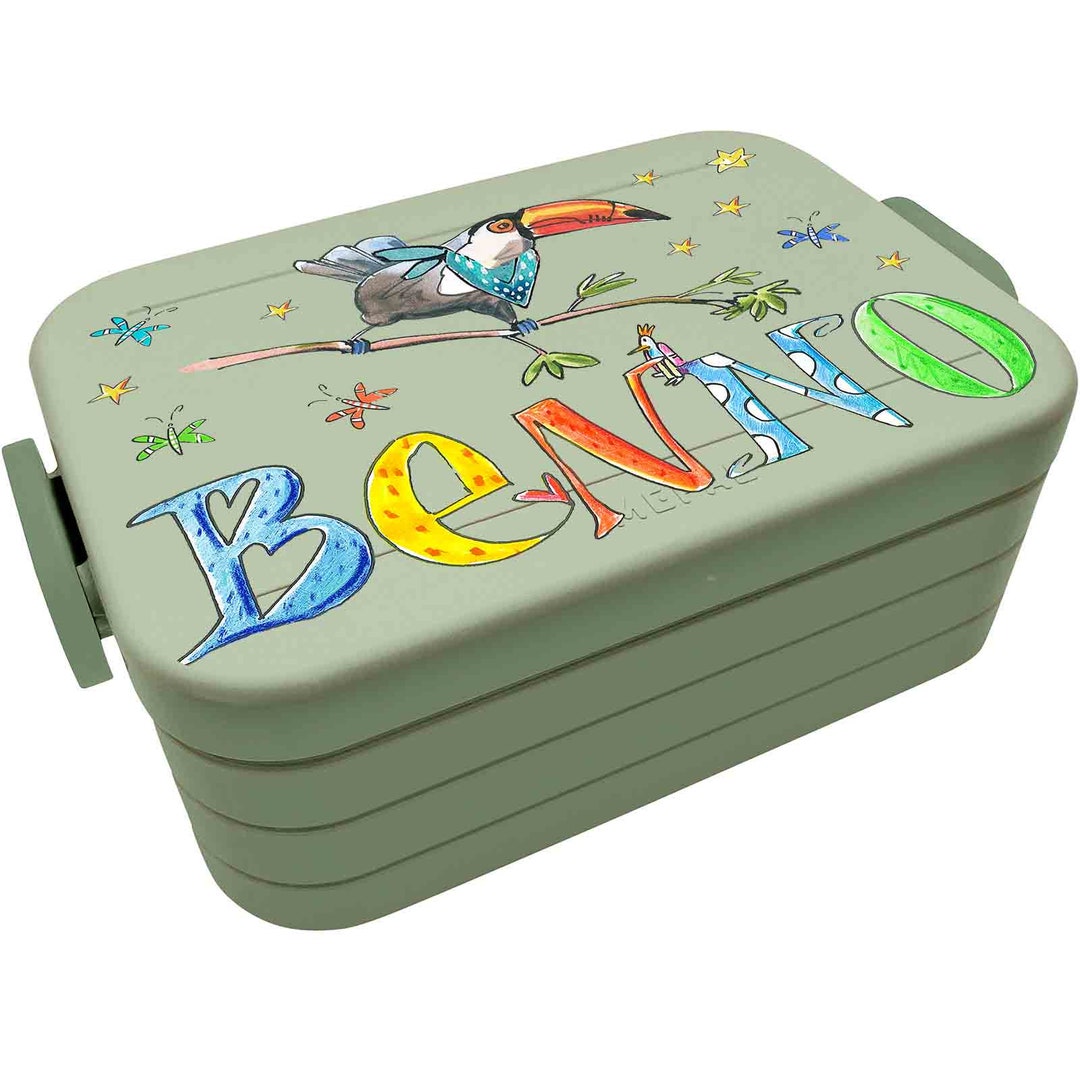 Mermaid Lunchbox MEPAL2, Mermaid Children's Lunch Box With Name, Gift ...