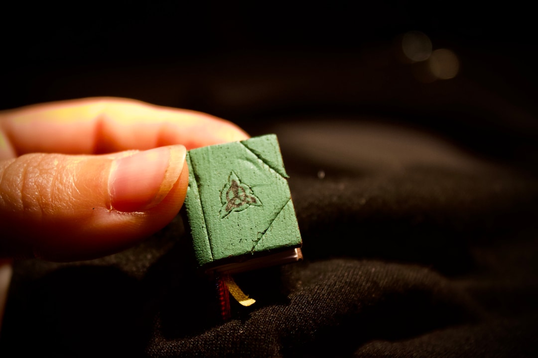 Miniature "charmed" Book of Shadows Book Brooch - Etsy