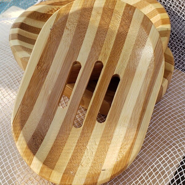 Bamboo Soap Dish - Etsy