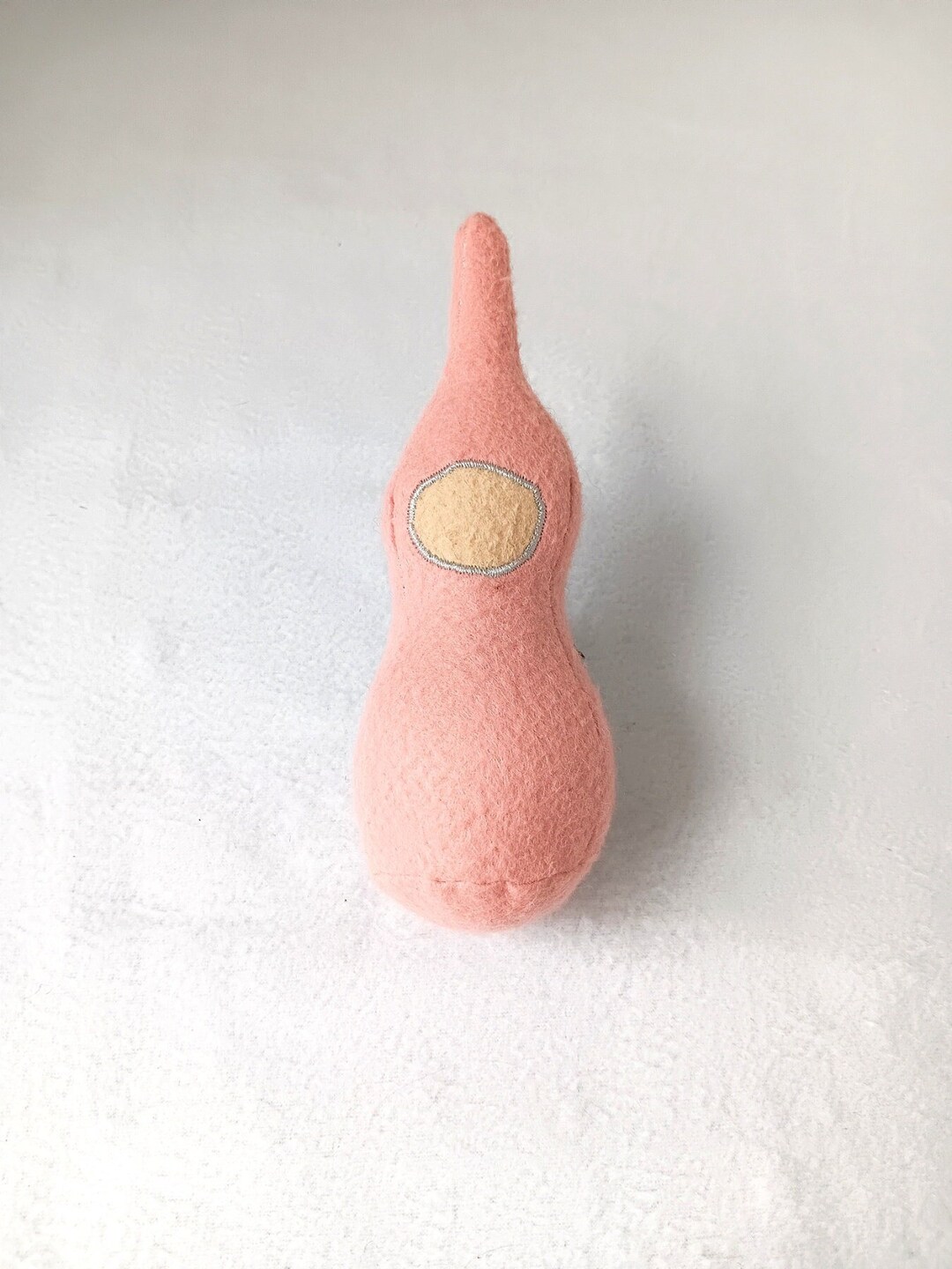 Pink Blush Handmade Wool Toy Gnome Doll Pocket Lovey Woodland Stuffy ...