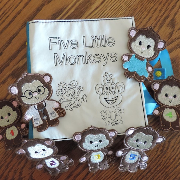 Five Little Monkeys - Etsy