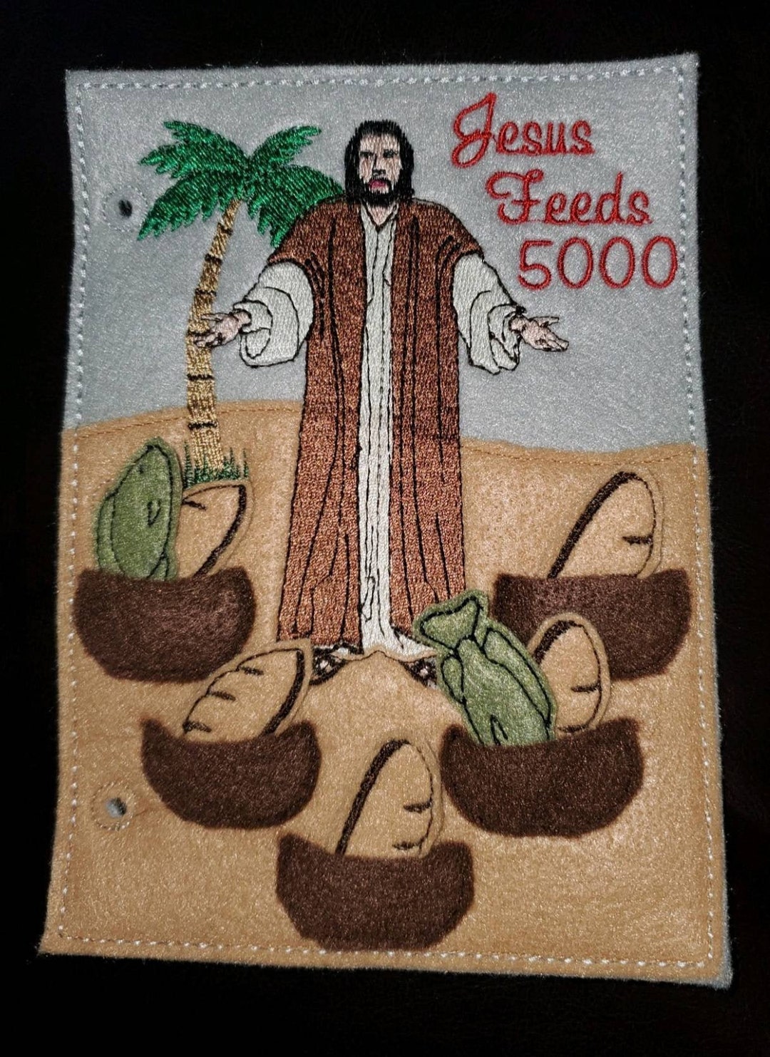 Jesus Feeds 5000 Quiet Book Page (basic) - Etsy