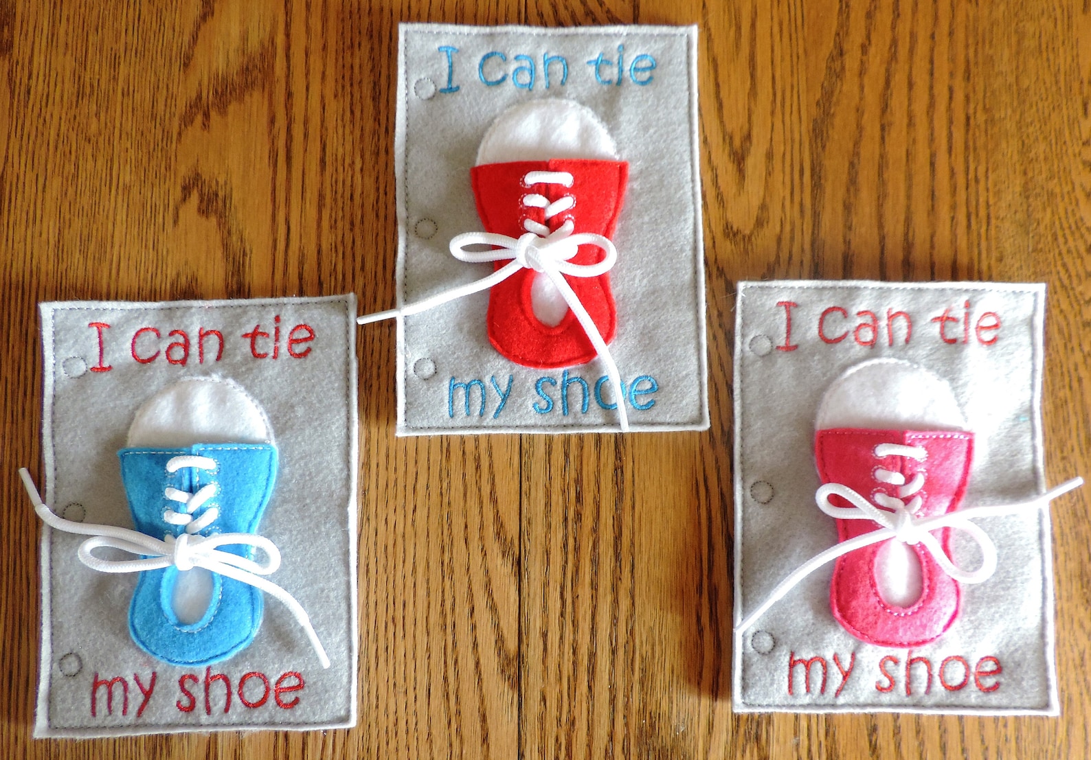 I Can Tie My Shoes Quiet Book Page (basic) - Etsy