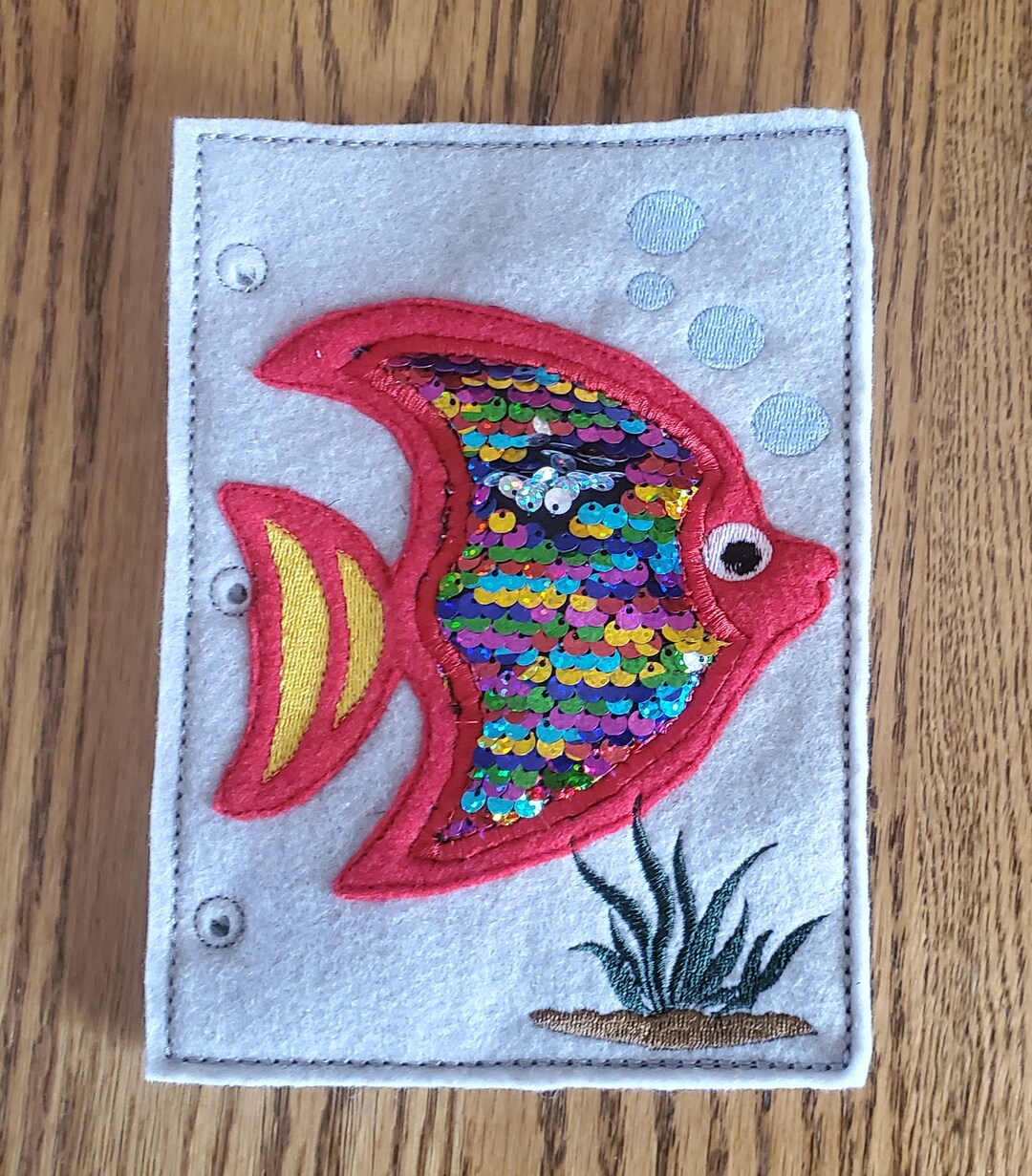 Fish Quiet Book Page (basic) - Etsy
