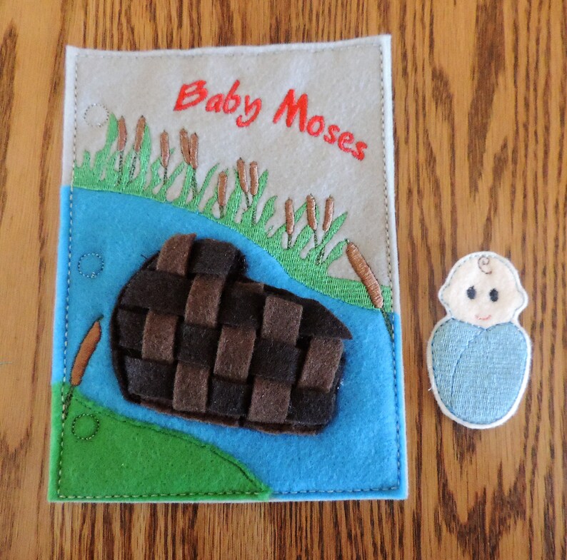 Baby Moses Quiet Book Page basic - Etsy