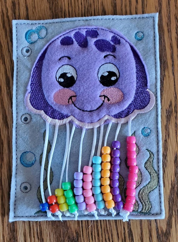 Jelly Fish Quiet Book Page basic - Etsy