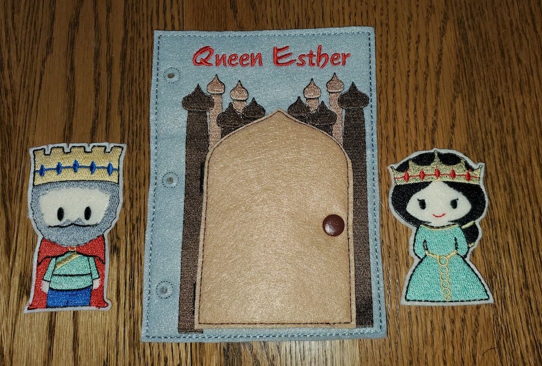 Queen Esther's Quiet Book Page (basic) - Etsy