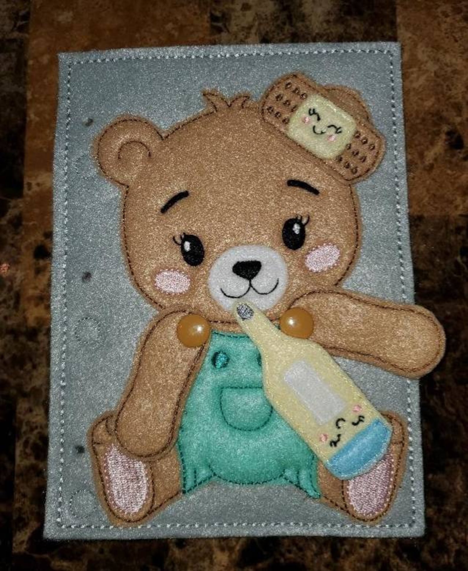Teddy Bear Doctor Set Quiet Book Page (premium) - Etsy