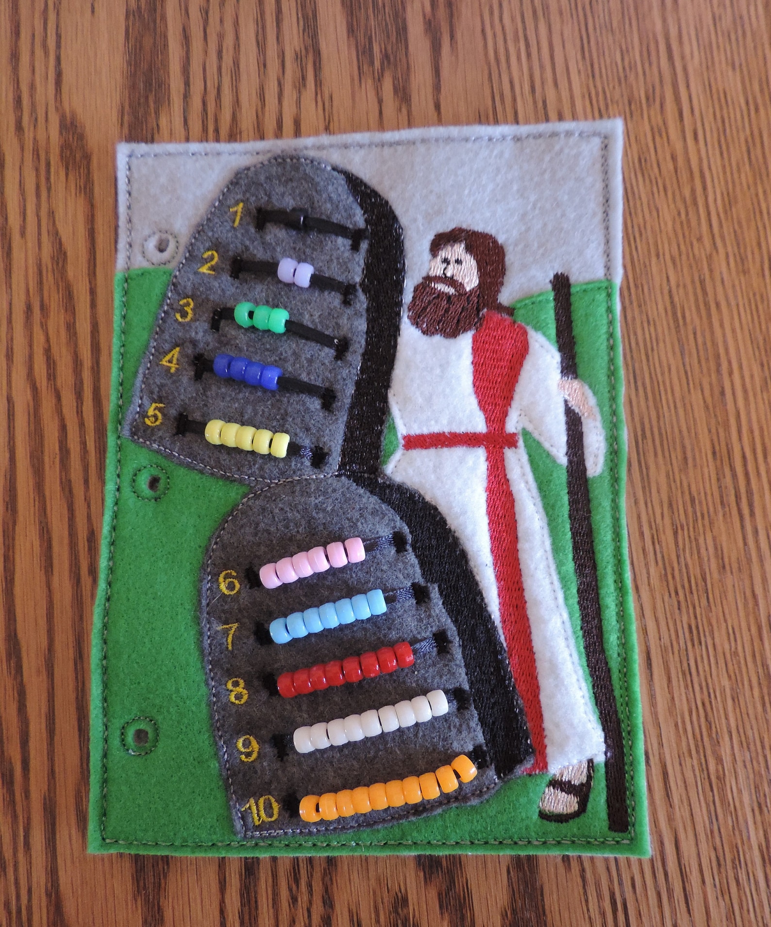 Ten Commandments Quiet Book Page basic - Etsy