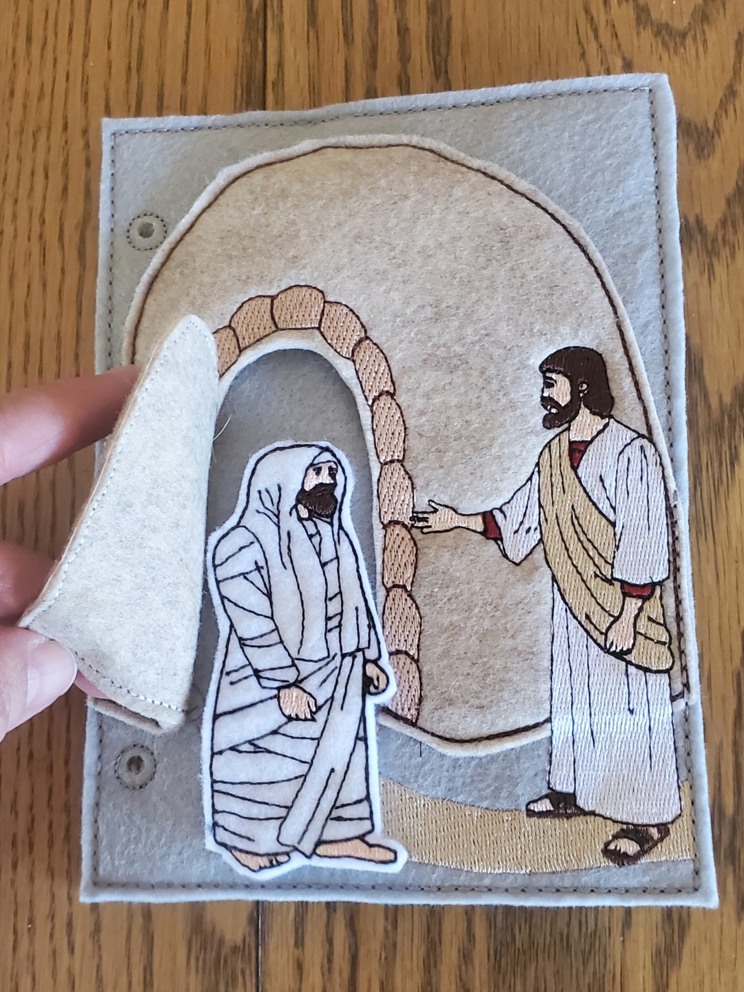 Lazarus Quiet Book Page (basic) - Etsy