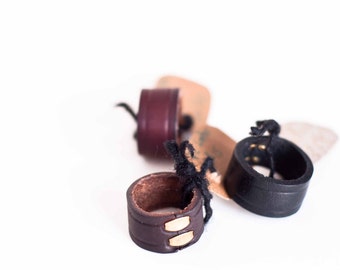 Leather rings | Etsy