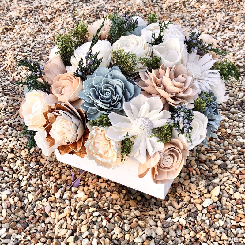 Wood Flowers - Etsy