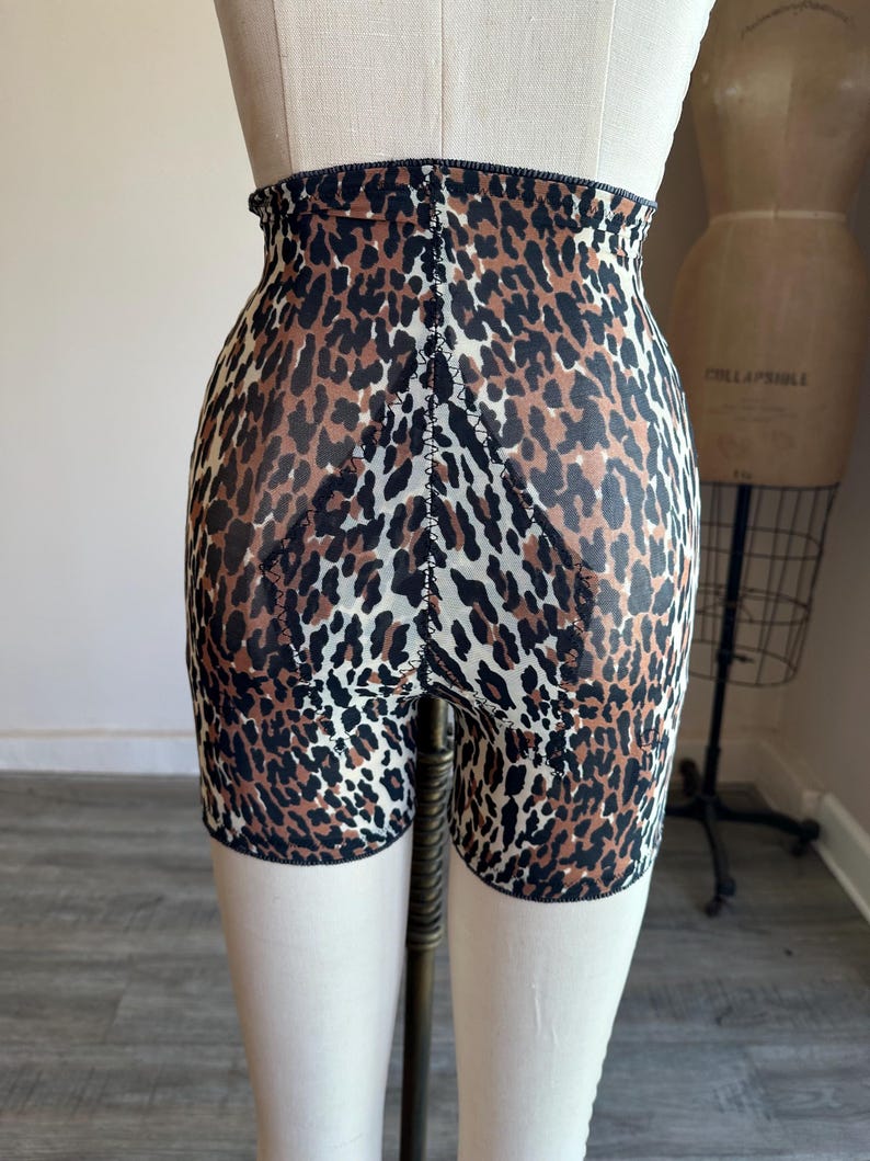 Vintage 1960’s 60’s Vanity Fair Leopard Print Girdle Pettipants Shape ...
