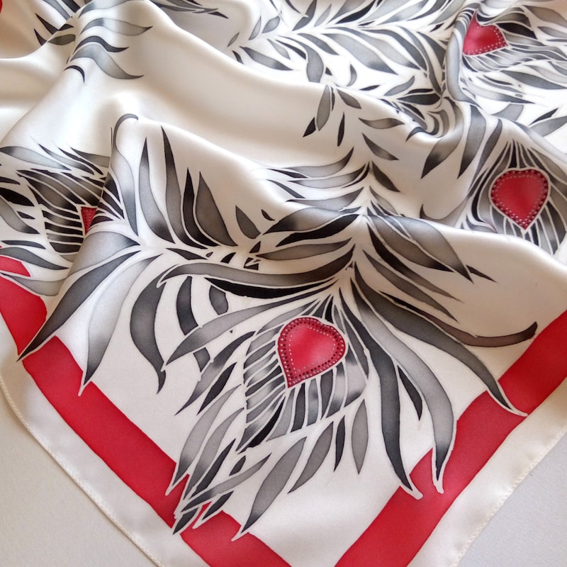 Feather Scarf - Etsy