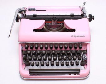 Pink Typewriter - Etsy