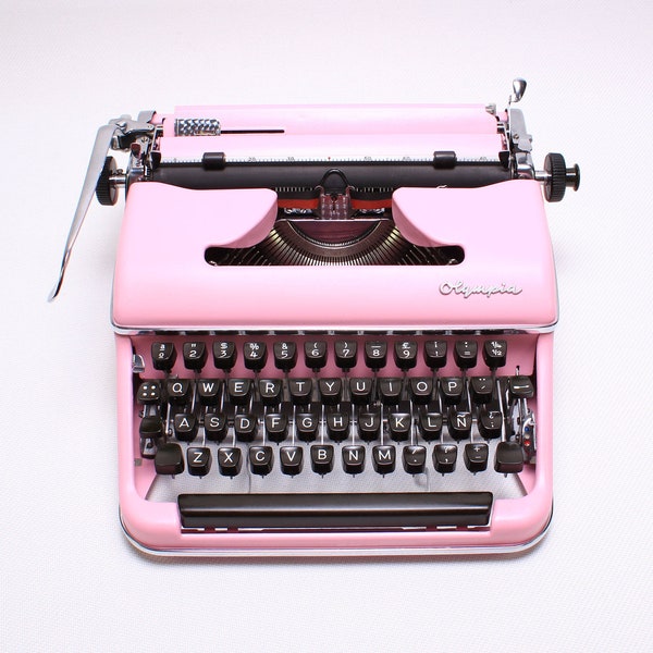 Pink Typewriter - Etsy