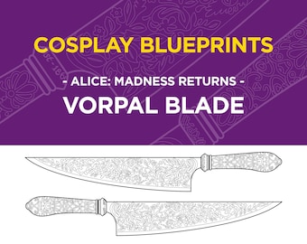 Alice Madness Returns Vorpal Sword Blade Cosplay Knife - Etsy