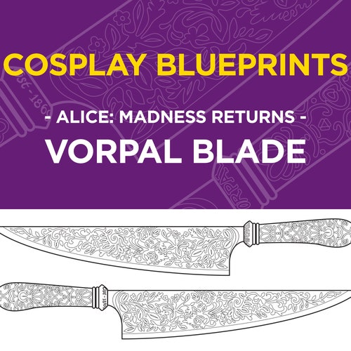 Blueprints : Vorpal Blade alice Madness Returns - Etsy
