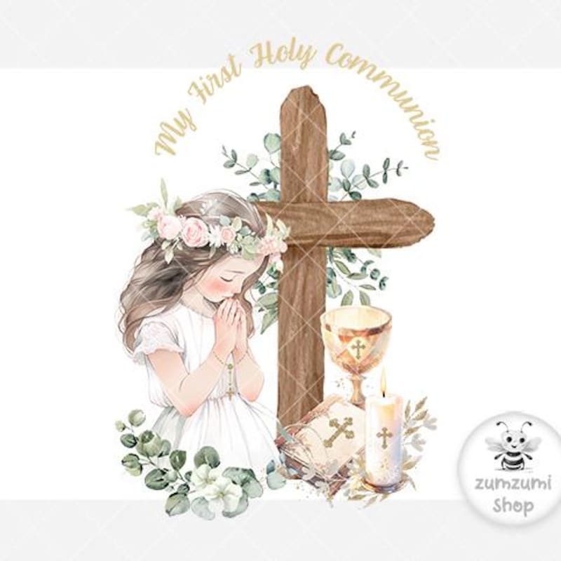Mi Primera Communion Png - Etsy