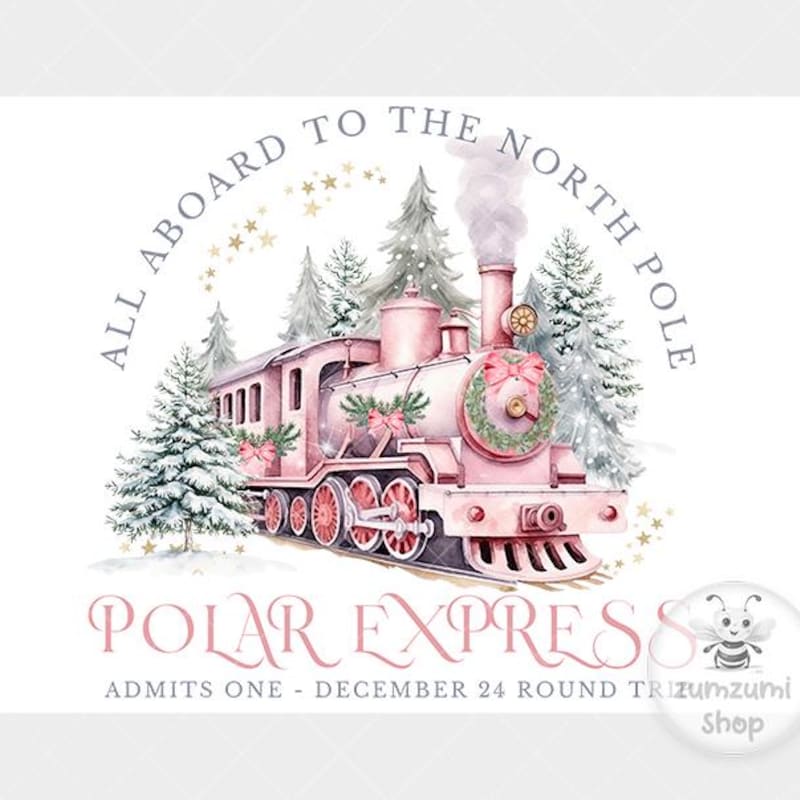 Polar Express Clipart - Etsy