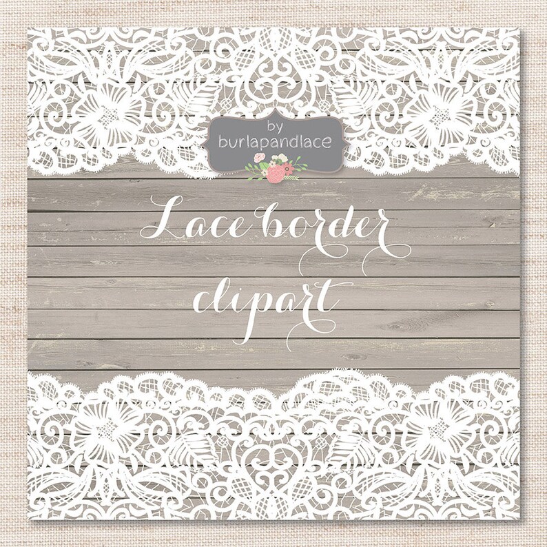 Rustic Wedding Invitation Borders Clip Art