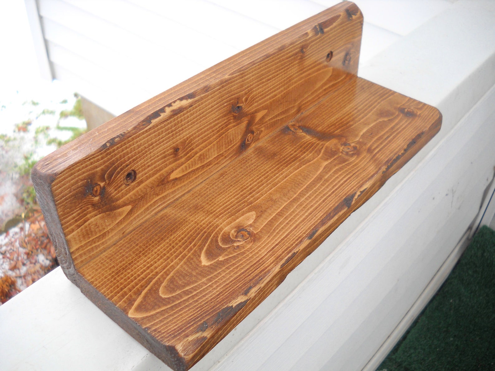 Rustic Handmade Wood Ledge Floating Wall Home Decor Shelf - Etsy