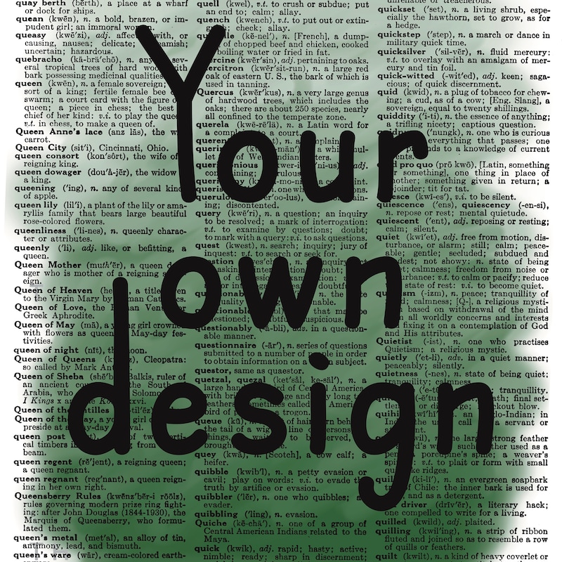 Dictionary Font - Etsy