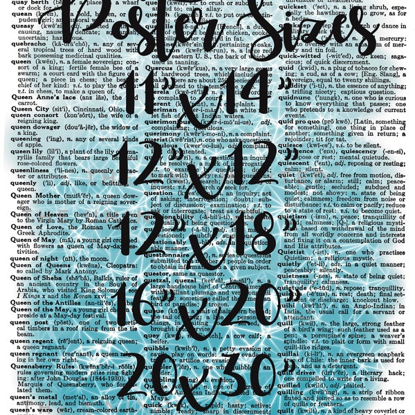 Dictionary Font - Etsy