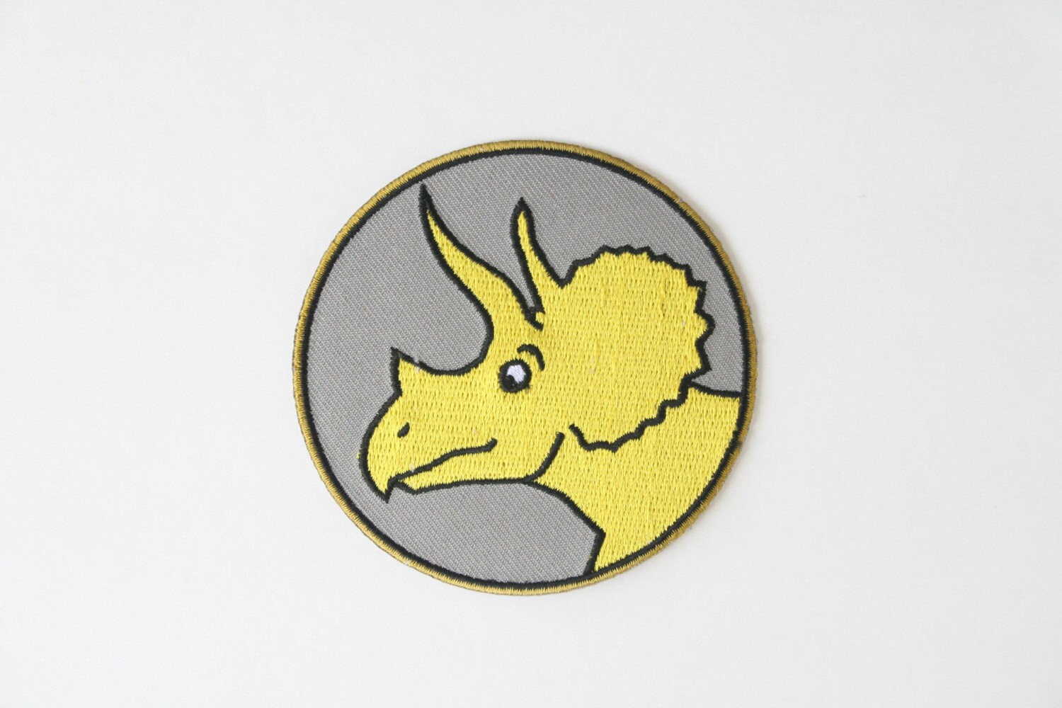 Triceratops Dinosaur Knee Patch Iron on Patch Elbow - Etsy Canada