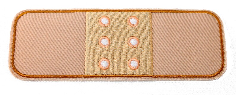 Band-aid knee patch iron on first aid boo-boo | Etsy